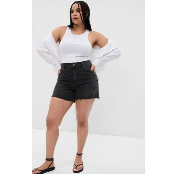 GAP | Shorts | Gap Cheeky Midi Short High Rise | Poshmark